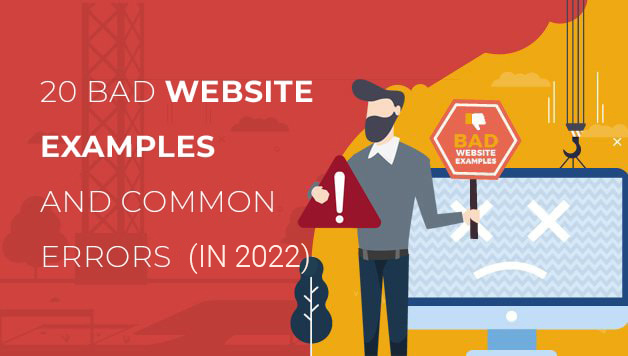 20 Bad Website Examples with Common Errors - Glorywebs