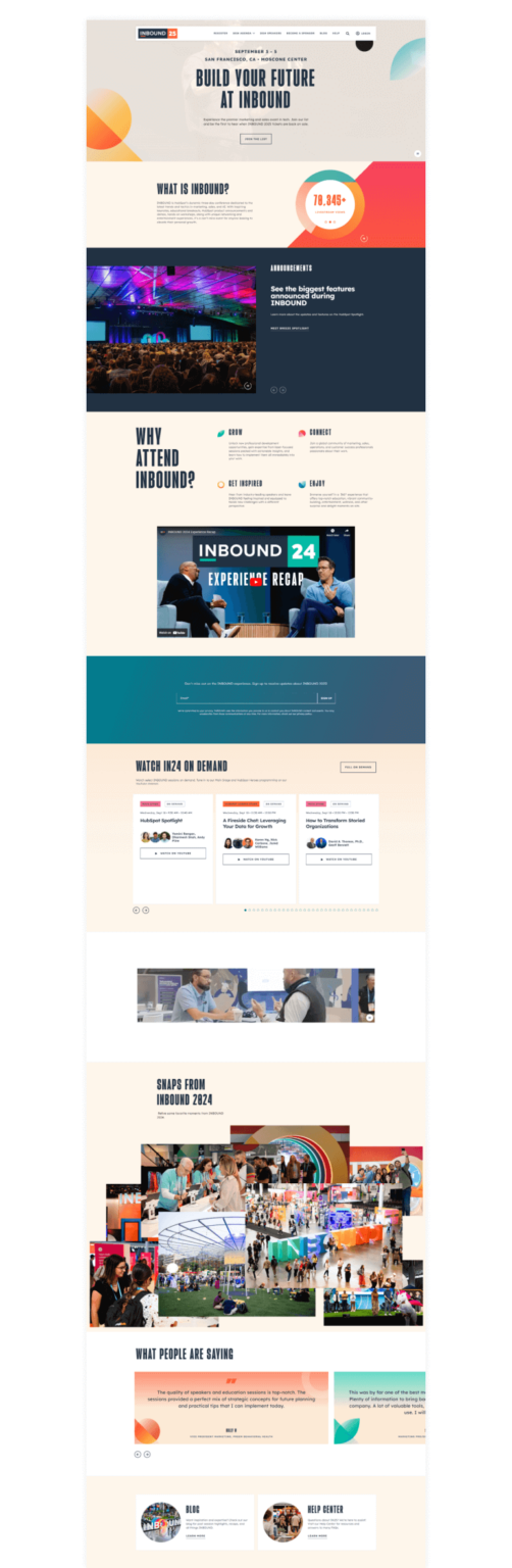 Top 14 Event Landing Page Examples & Design Best Practices