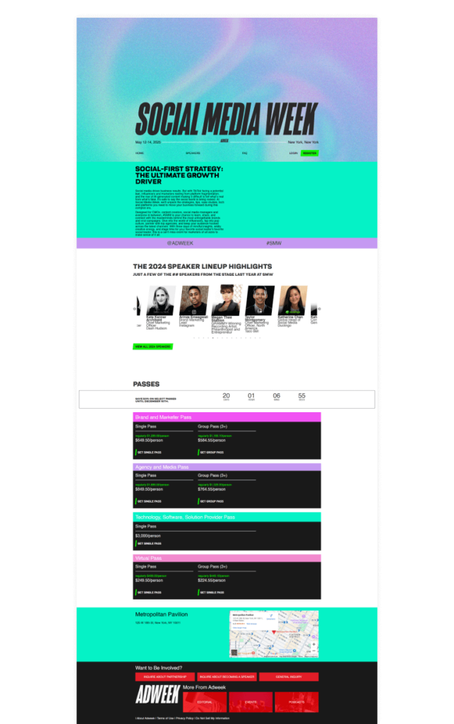 Top 14 Event Landing Page Examples & Design Best Practices