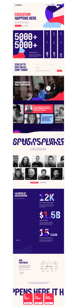 Top 14 Event Landing Page Examples & Design Best Practices