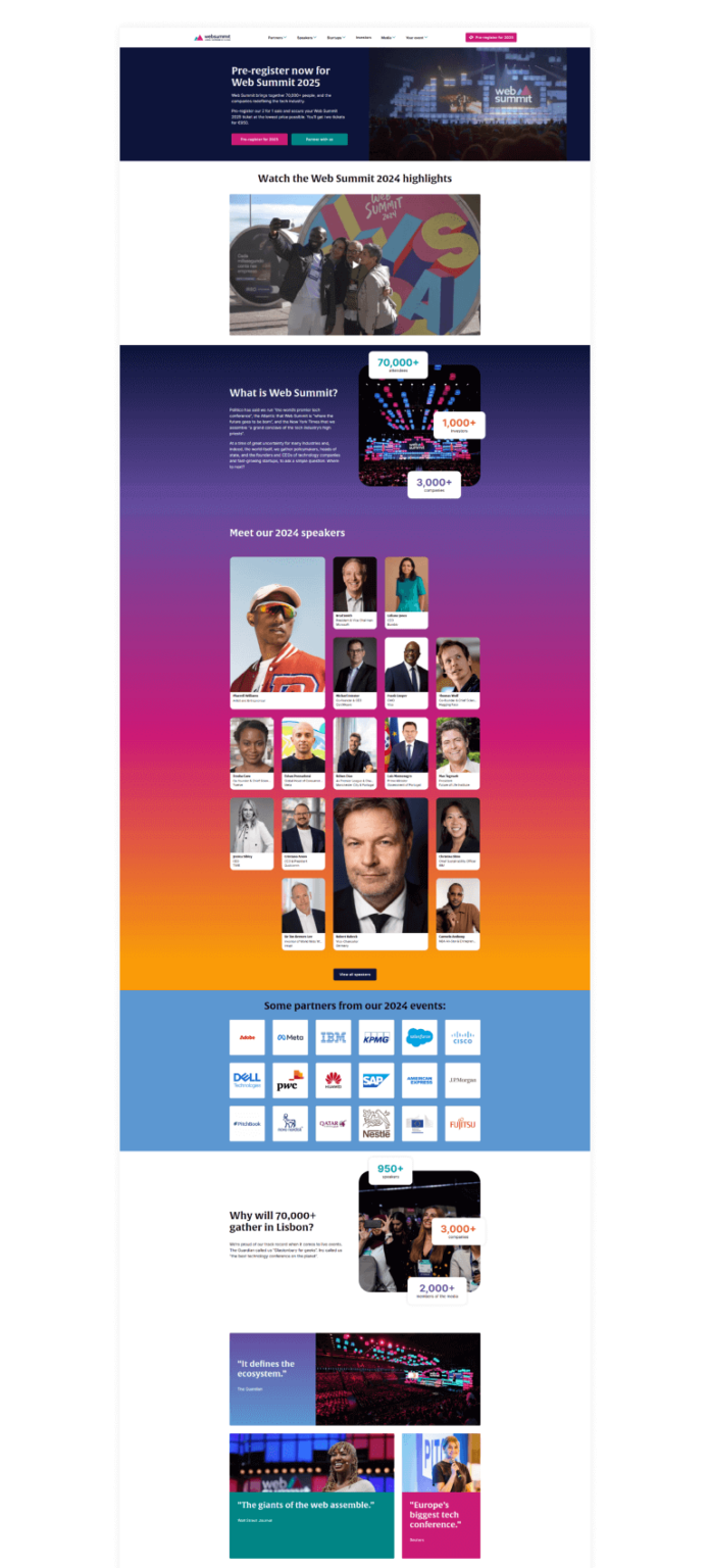 Top 14 Event Landing Page Examples & Design Best Practices